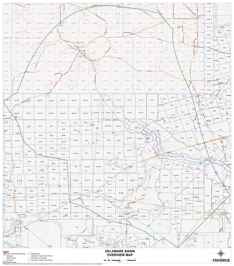Permian Basin Maps – Enverus Store