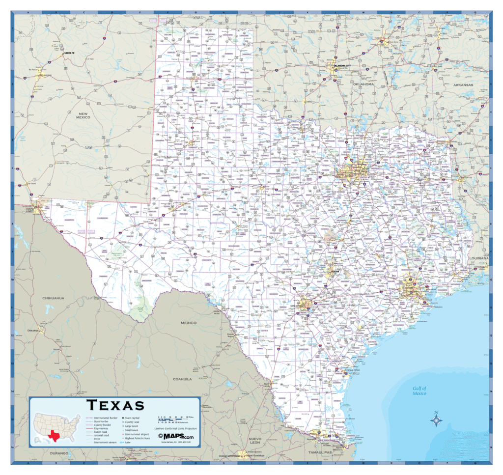 Texas Maps – Enverus Store