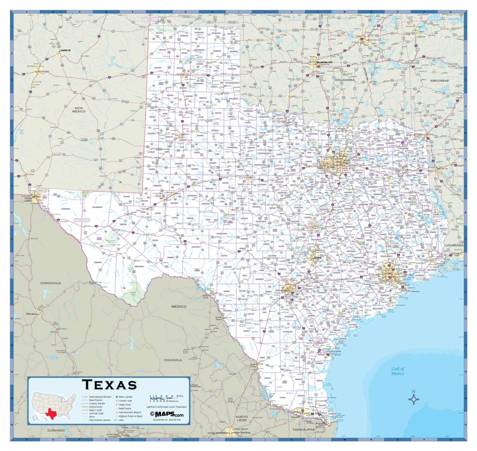 Texas Maps – Enverus Store